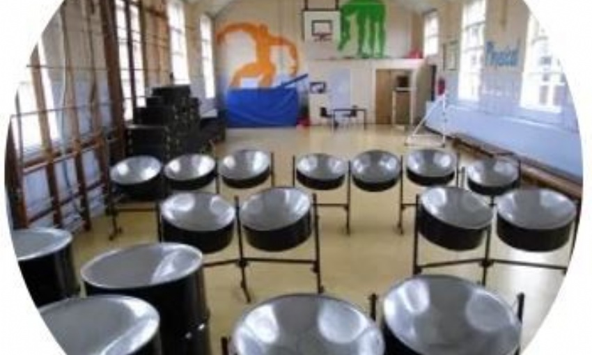 St Martin's C of E School - Steel Pan Visit